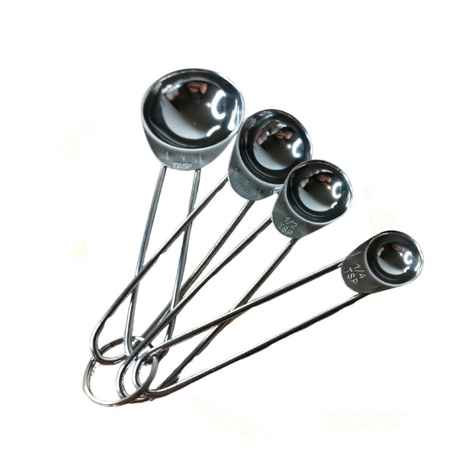 KIT COLHER DE MEDIDAS - MUITO IMPORTANTE A MEDIDAS CERTAS NA HORA DA ...