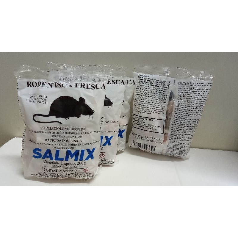 Roden Isca Fresca pra Ratos e Camundongos ( kit C/4 pacotes ) | Shopee ...