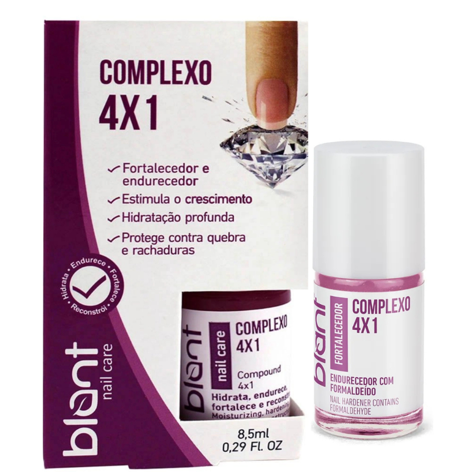 Base de Unha Fortalecedora Endurecedora Tratamento Complexo 4X1 - Blant ...
