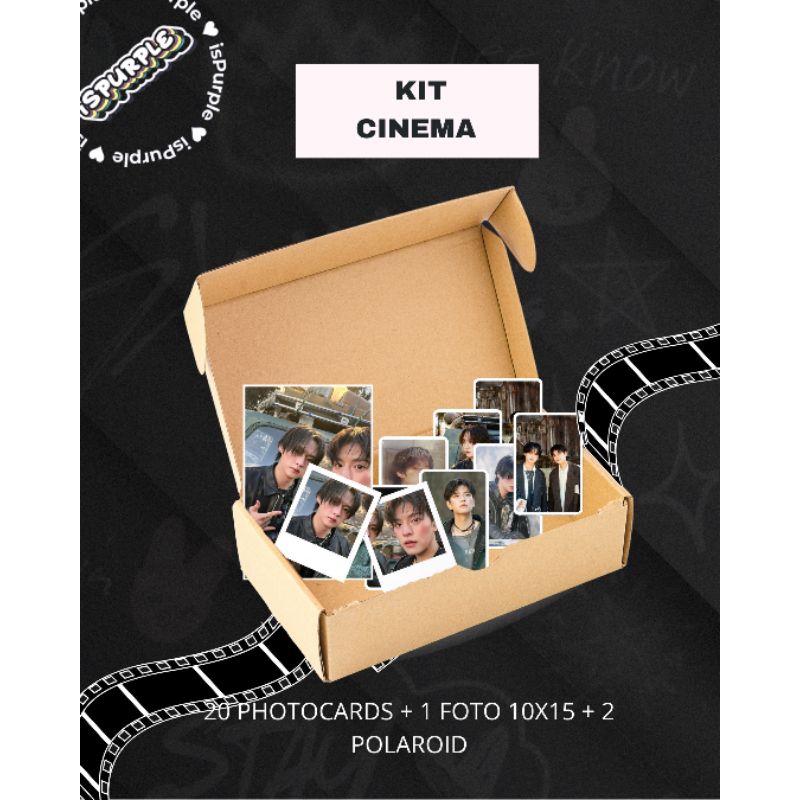 KIT 20 PHOTOCARDS + POLAROID STRAY KIDS MIXTAPE (CINEMA, ESCAPE, BURNIN ...