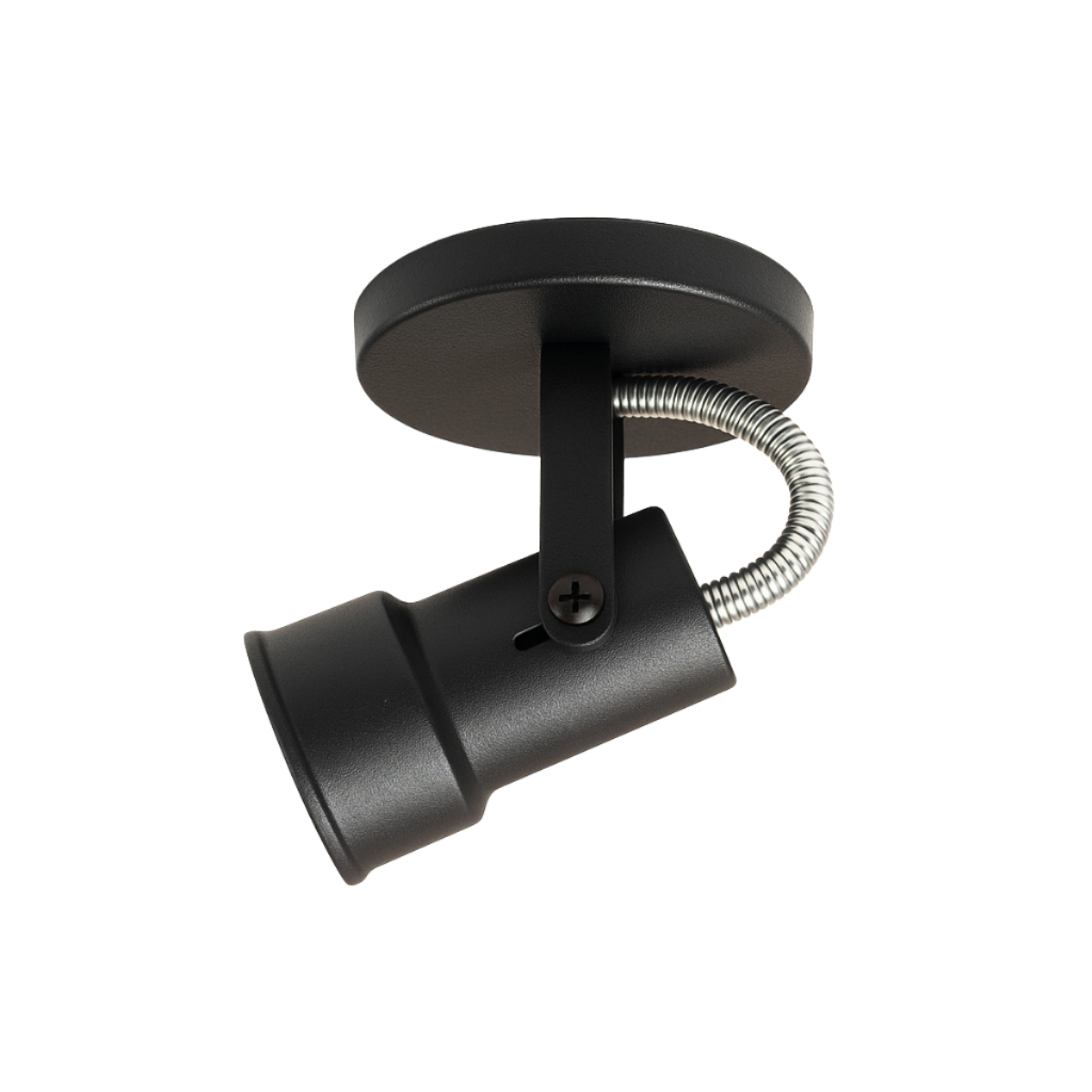 Luminaria Lustre Spot Para Lampadas Led Direcionável Alumínio Sobrepor ...