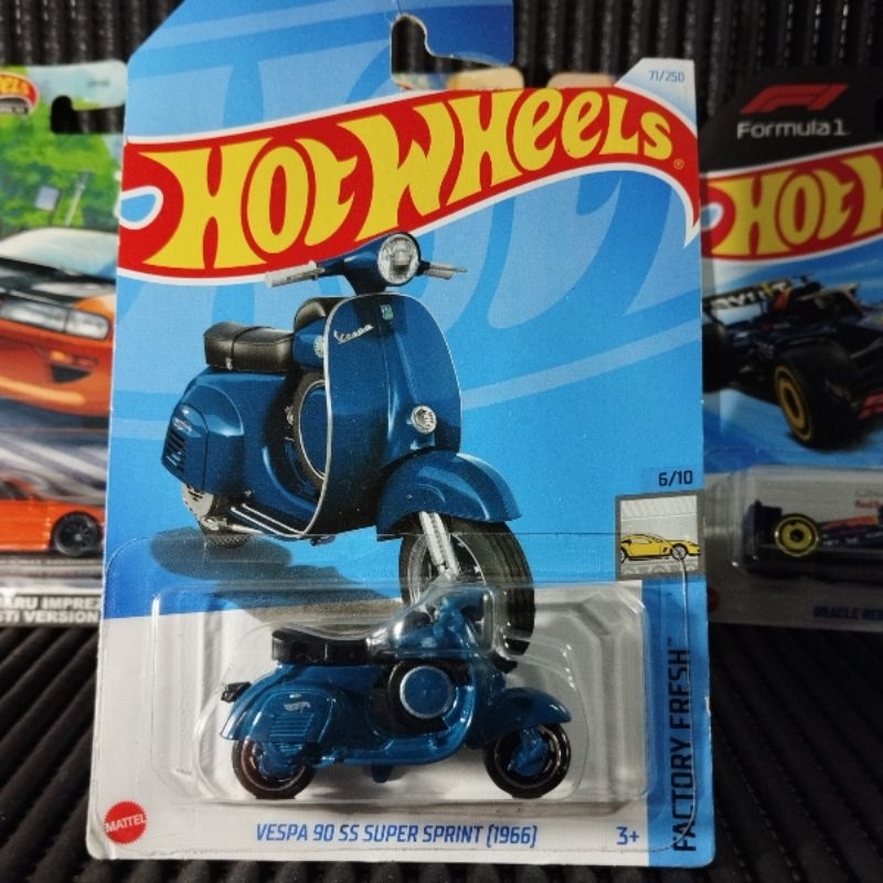 Hot Wheels VESPA 90 SS SUPER SPRINT (1966) - Escala 1:64 | Original Lacrado | Shopee Brasil