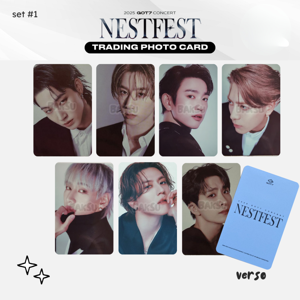 GOT7 [NESTFEST] Photocard Set MD fanmade | Shopee Brasil