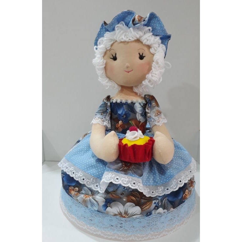 COBRE BOLO - BONECA DE PANO | Shopee Brasil