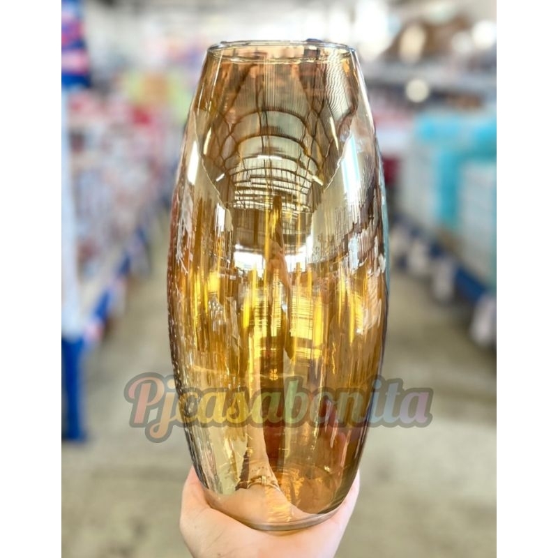 PJCASABONITA Vaso boleado PRONTA ENTREGA vidro âmbar 30cm para flores e ...