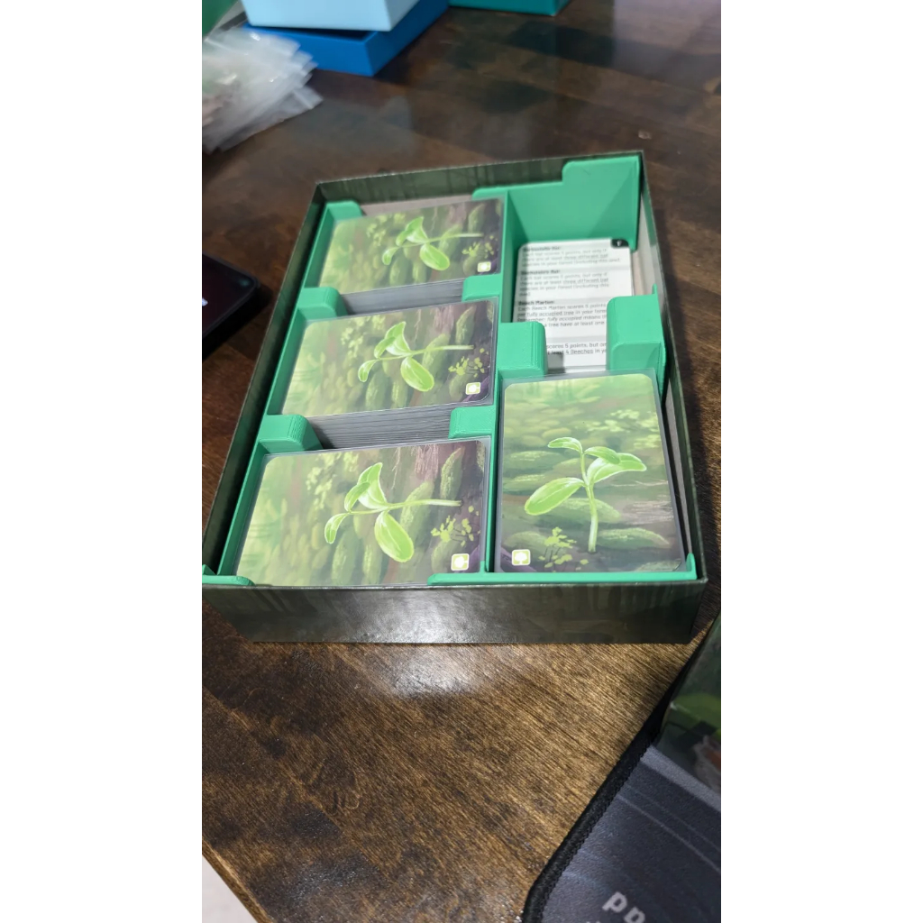 Forest Shuffle Insert 3D Cabe jogo base + expansões Alpine e Woodland Edge (Compatível com ...