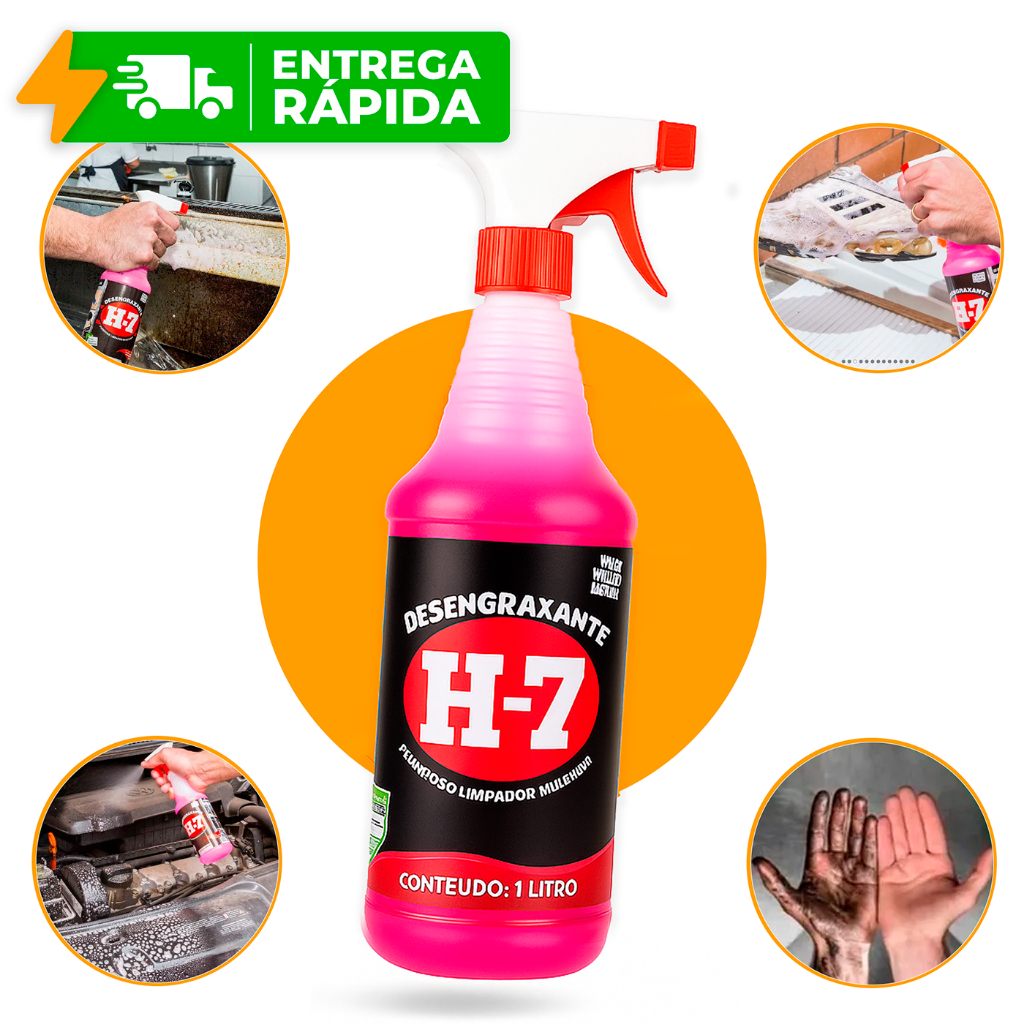 Desengraxante H7 Original Removedor Multiuso H-7 | Shopee Brasil