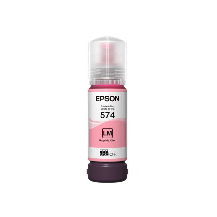 Tinta INDIVIDUAL Epson 574 T574 Original Para L8050 L18050 MAGENTA ...