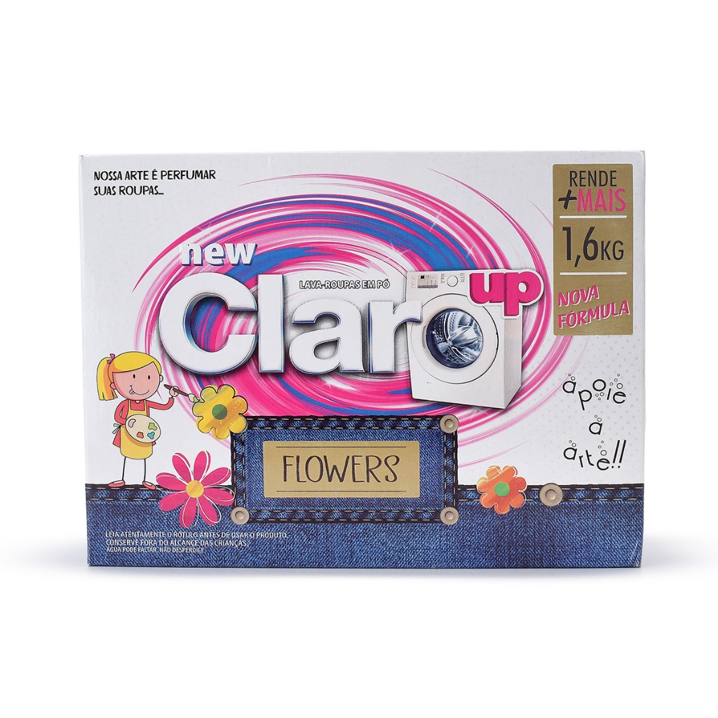 Caixas Sabão em Pó New Claro 1,6k cada Lava Roupas Concentrado | Shopee Brasil