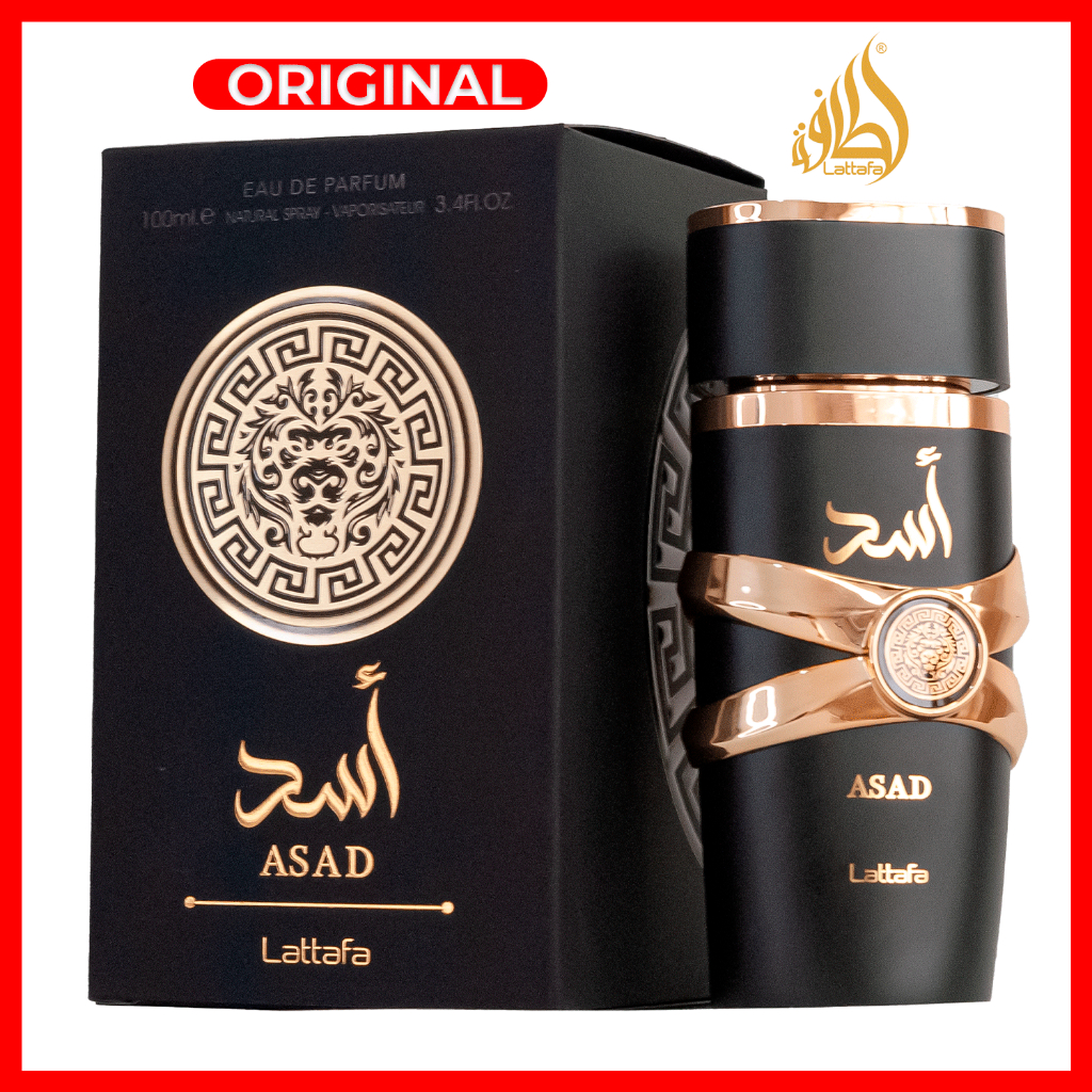 Lattafa Asad Eau de Parfum 100ml (Perfume Árabe Masculino Original) - Faz a Boa!