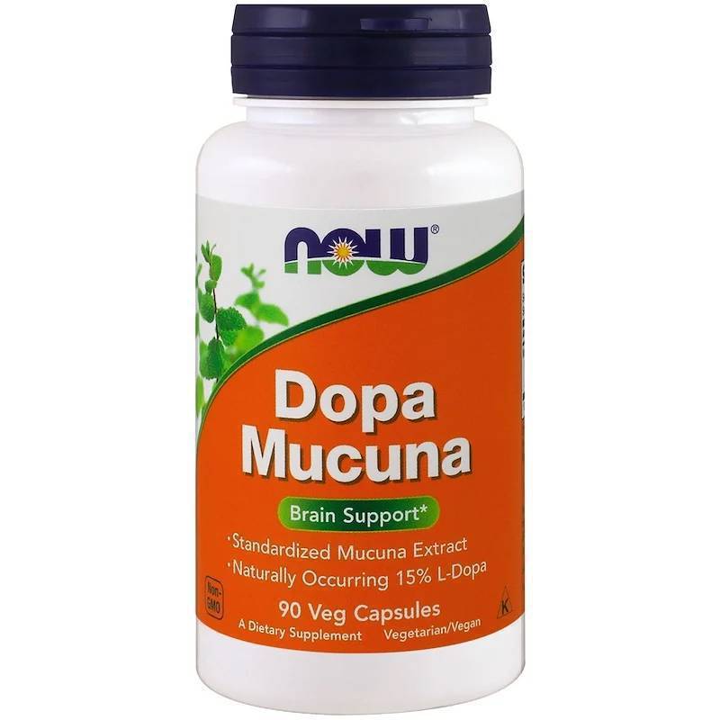 Dopa Mucuna Extrato de Mucuna Padronizado 800mg 90 Cápsulas Veganas - Now Foods | Shopee Brasil