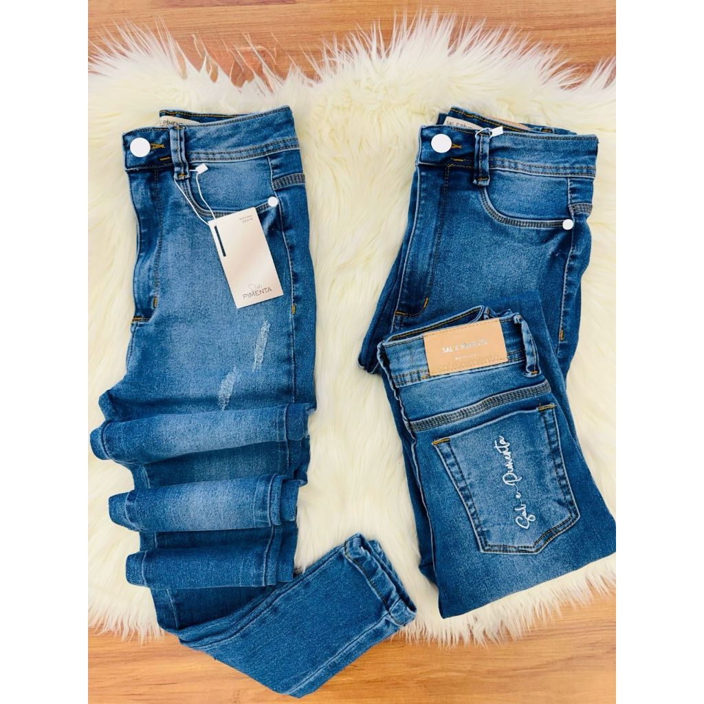 CALÇA JEANS PIMENTA ORIGINAL E SAL E PIMENTA | Shopee Brasil