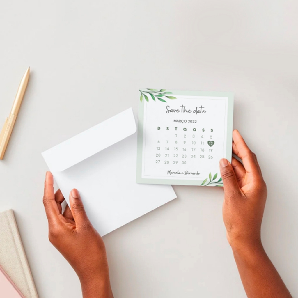 Tag Save The Date Padrinhos para Caixa MDF ou Envelope 14x14cm | Shopee ...