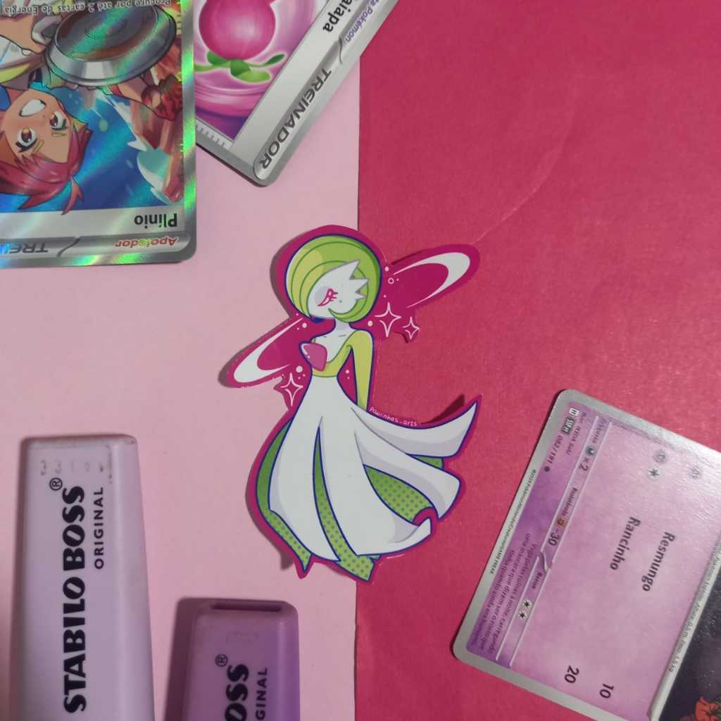 Adesivo Pokémon Gardevoir chibi sticker | Shopee Brasil