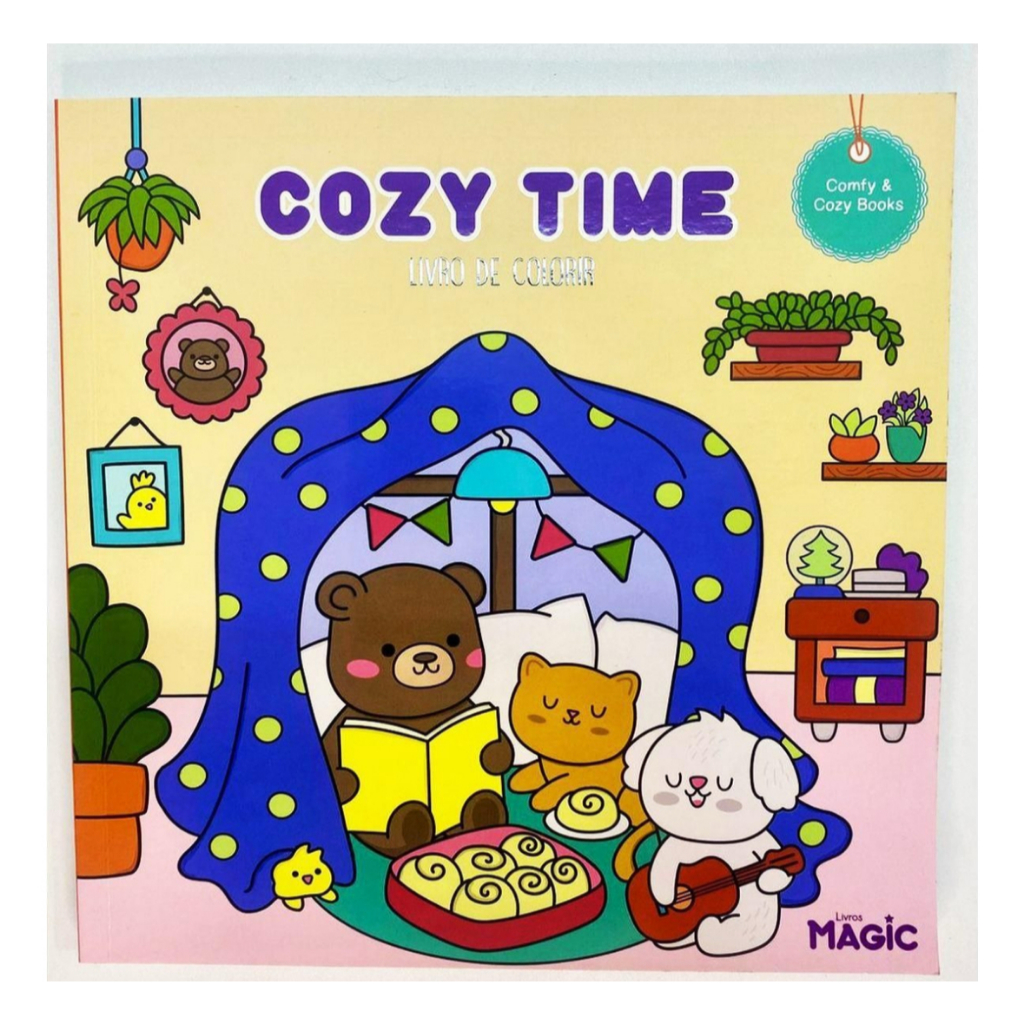 Cozy Time - Livro de Colorir - Estilo Bobbie Goods Comfy e Cozy Books ...