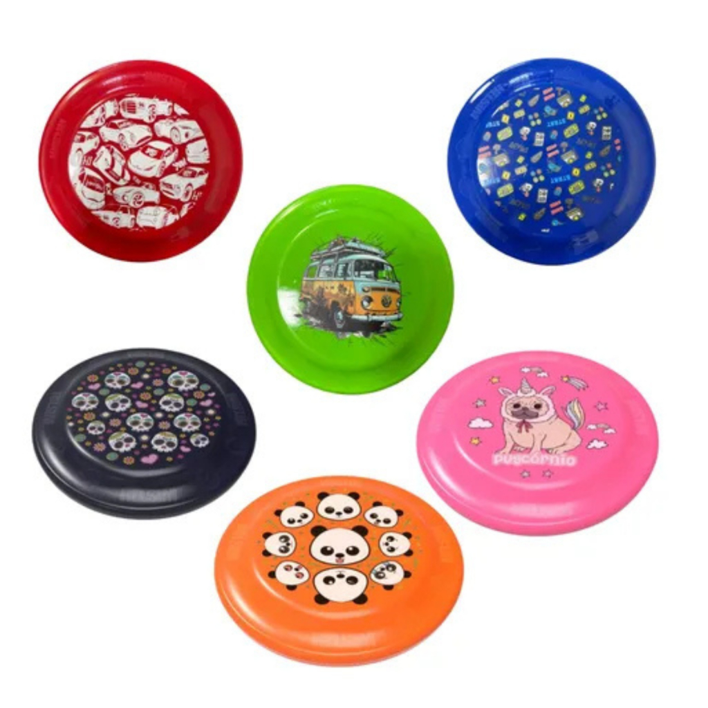 Kit com 10 Frisbees Coloridos - Diversão para Toda a Família e Seus ...