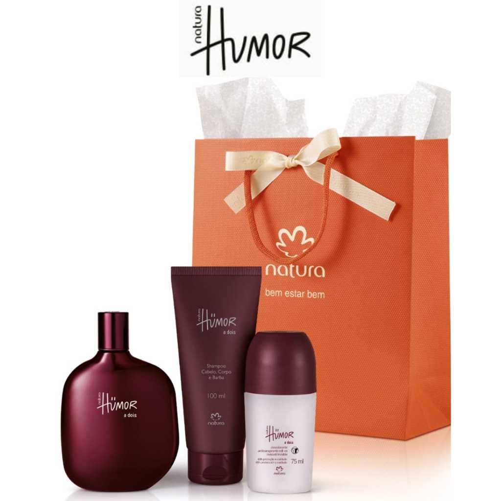 Kit Presente Natura Humor a Dois Masculino (GARANTIA DE ORIGINALIDADE ...
