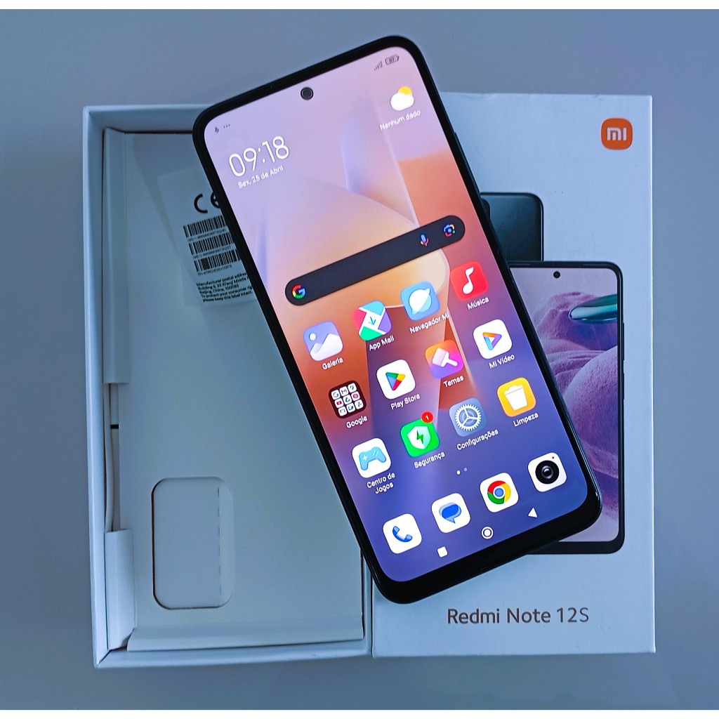 Redmi Note 12S (8+4)GB RAM 256GB armazenamento Tela AMOLED 4G bateria ...