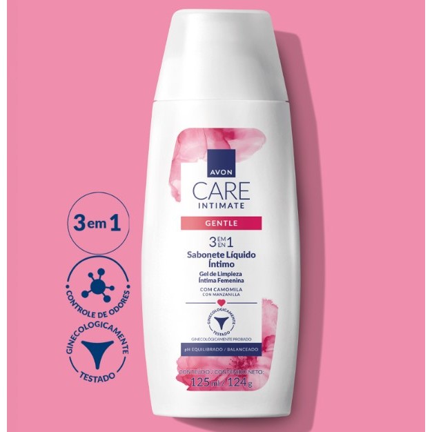 Avon Care Intimate Sabonete Líquido Íntimo Gentle 125ml - 124g | Shopee ...