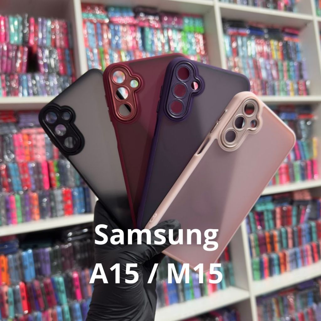 Capa Space Colorida Para Samsung A15 / M15 Kit Capa + Pelicula 3D ou Só ...