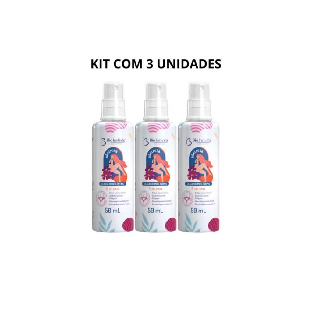 Kit C/3 Desodorante Íntimo Cheirosa Delicada 50 ml - Bio Instinto ...