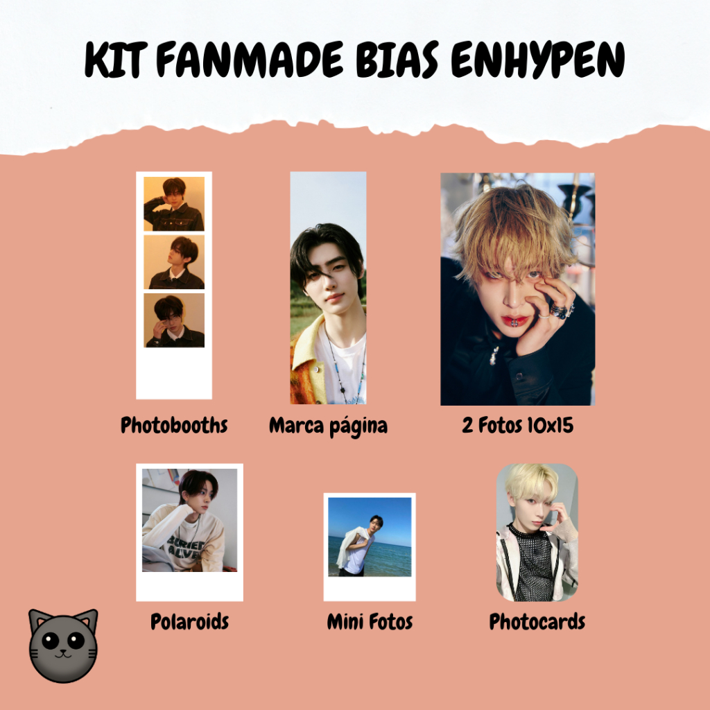 KIT FANMADE KPOP BIAS ENHYPEN - ESCOLHA SEU BIAS | Shopee Brasil