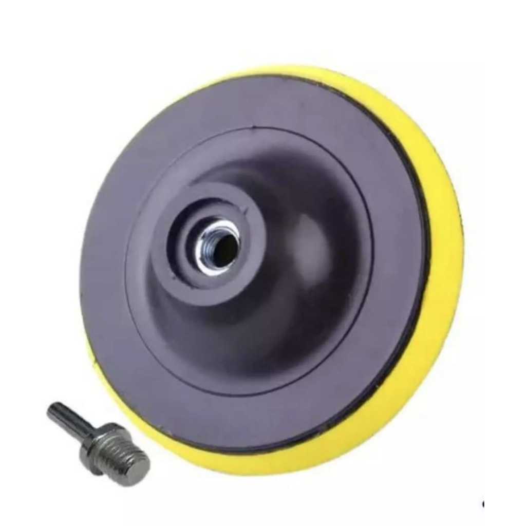 Suporte Prato Disco Lixa Lixadeira Politriz 4" Polegadas 100mm Velcro ...