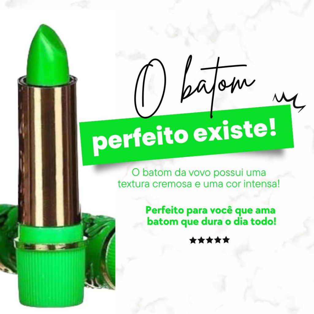 Batom Mágico 24H Bella Femme – O Clássico da Vovó que Hidrata e Muda de ...