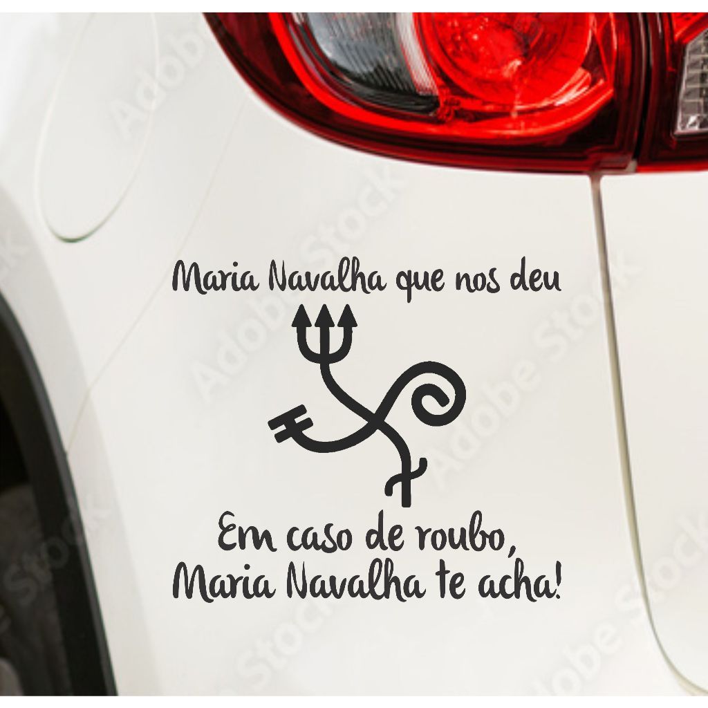 Adesivo Maria Navalha Umbanda Candomblé Artigos Religiosos Adesivos ...