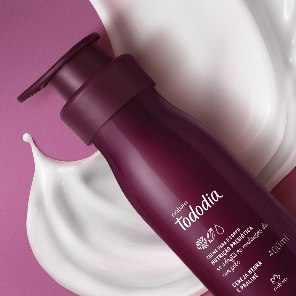 Kit Hidratante Natura Tododia Cereja Negra e Praliné 400ml + Refil | Sabonete Avulso ou Combo ...