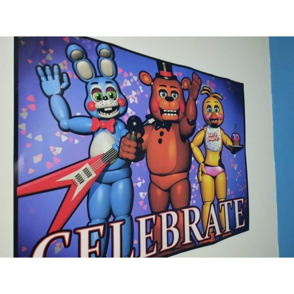 FIve Nights At Freddy's 2 POSTER CELEBRATE TOY ANIMATRONICS PAPEL A1 ...