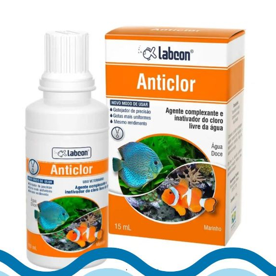 Alcon Labcon Anticlor 15 ml anticloro para água | Shopee Brasil
