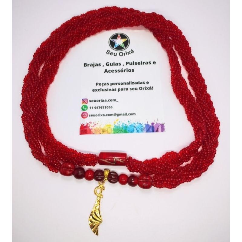 Braja 7 Fios Orixás Oxossi umbanda candomblé | Shopee Brasil