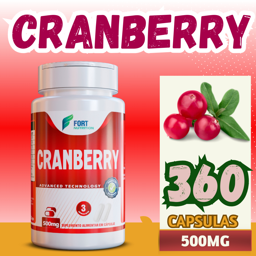 Cranberry em Cápsulas 500mg | Cuidado Feminino Diário | Bem-Estar e ...