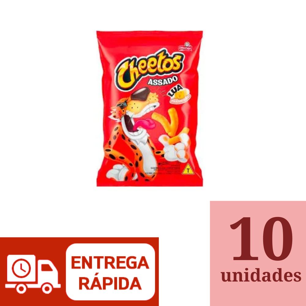 Salgadinho Elma Chips Cheetos Lua 35g – 10 UND | Shopee Brasil