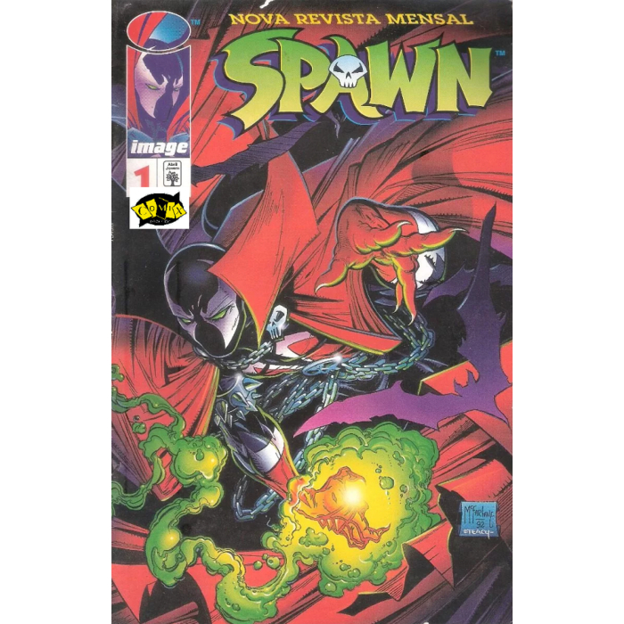 Hq Spawn N 1 Editora Abril Image 1996 Formato Americano Com Poster Central Raro (Usado) | Shopee ...