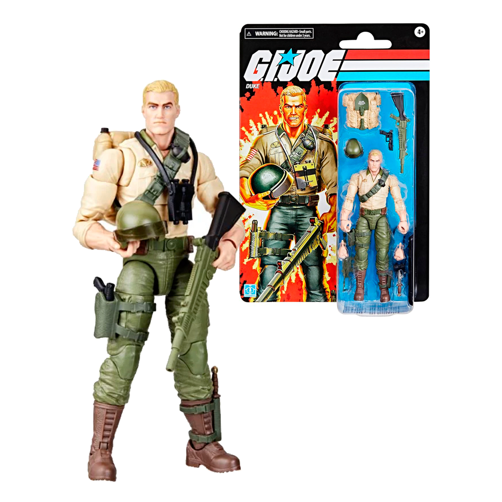 Boneco GI Joe classified Duke Retro Comandos em Ação Duque Hasbro ...