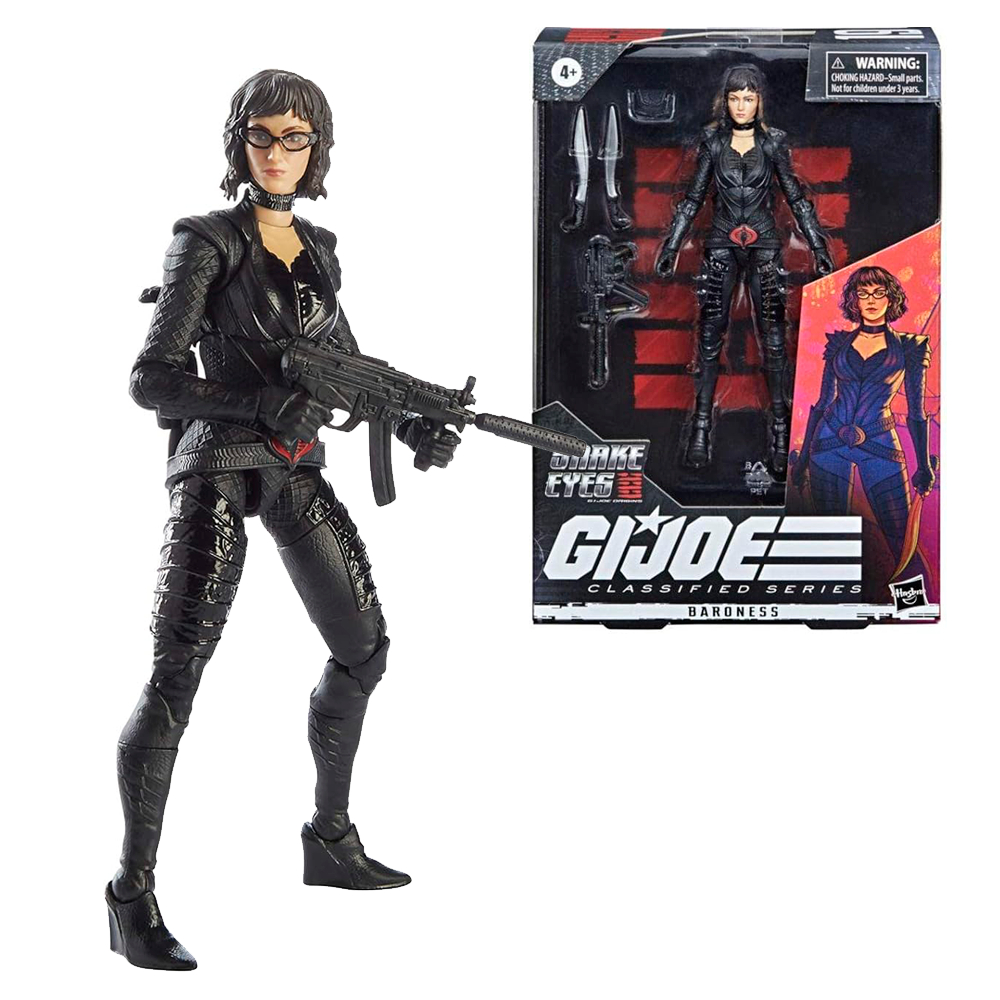 Boneco GI Joe classified Origins COBRA BARONESA Hasbro Comandos em Ação ...