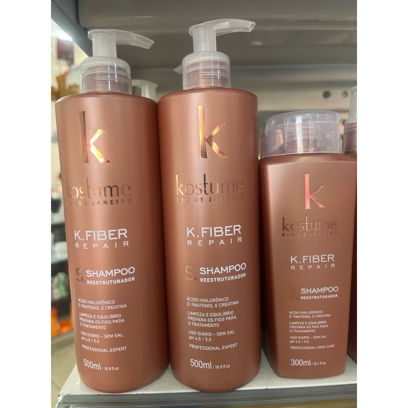 SHAMPOO REESTRUTURADOR K FIBER REPAIR KOSTUME | Shopee Brasil