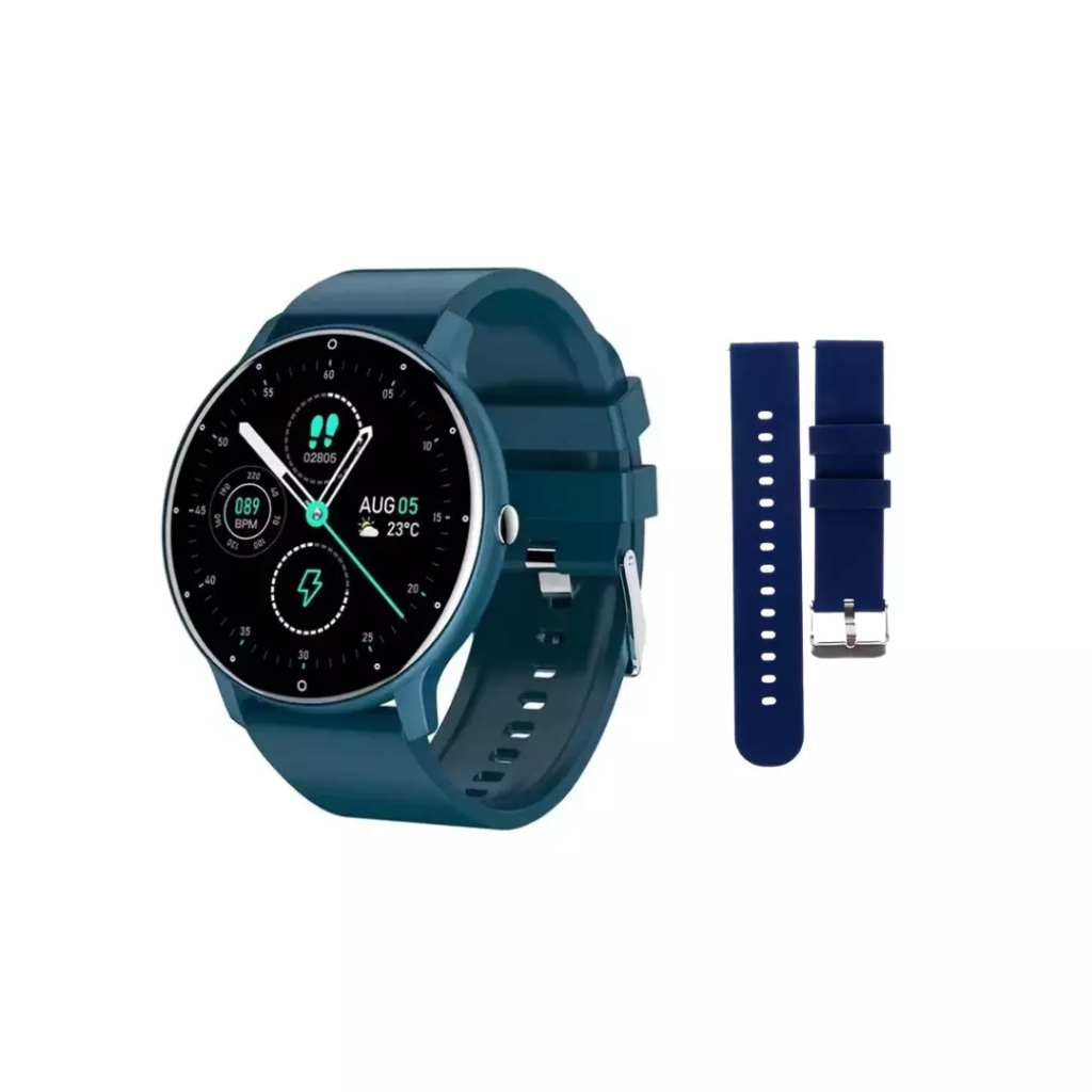 Smartwatch Peje ZW02 Redondo AMOLED Prova D'Água + Pulseira Extra 128MB ...