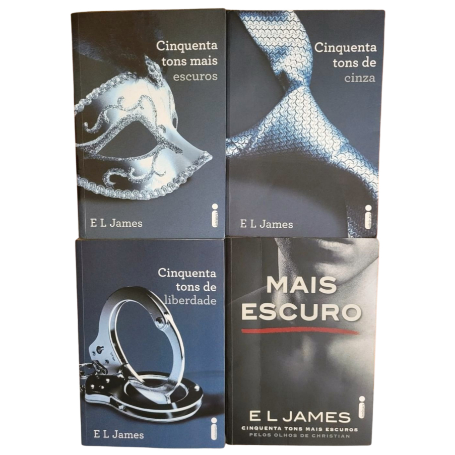 Coleção Cinquenta tons de cinza Kit com 4 Volumes - (Volume 1, 2, 3 ...