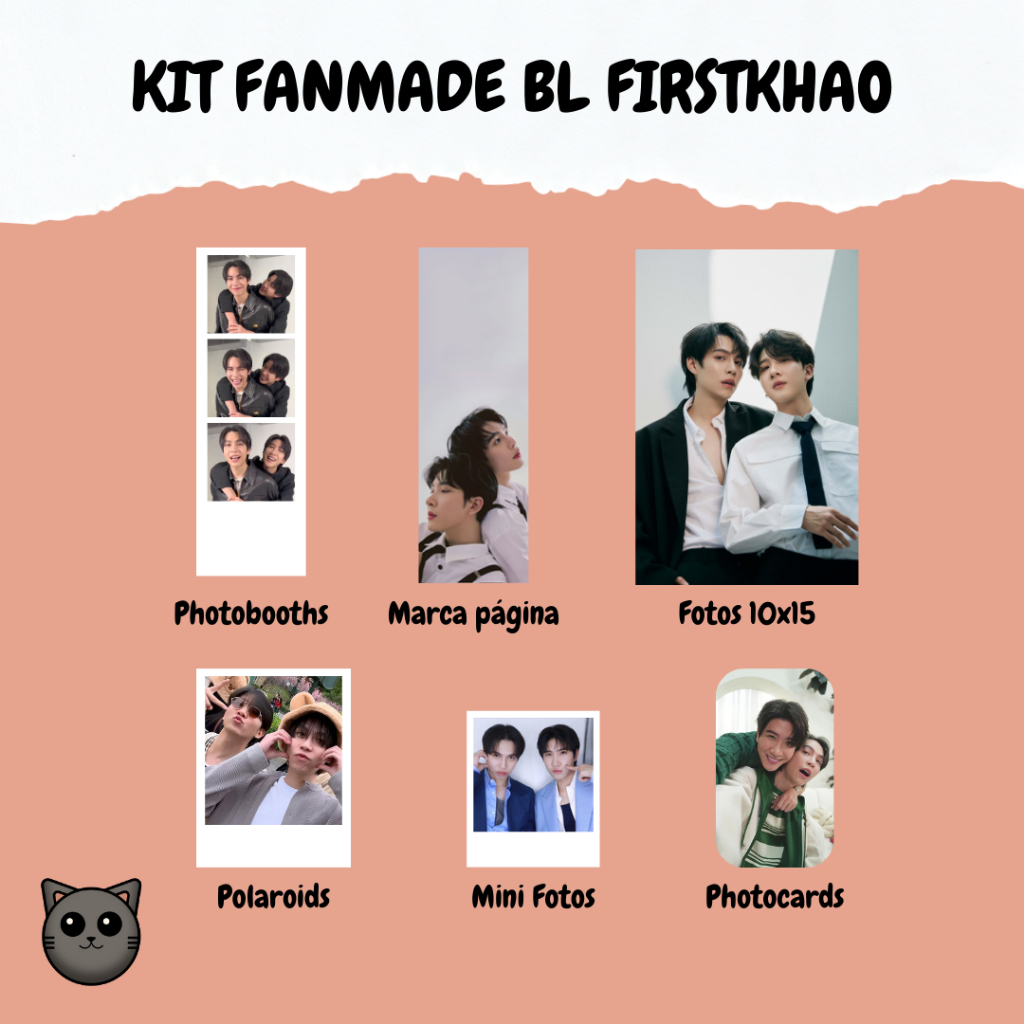 KIT FANMADE BL FIRSTKHAO | Shopee Brasil