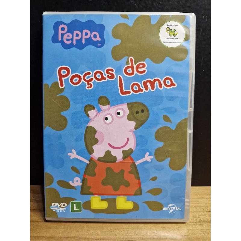 PEPPA PIG POÇAS DE LAMA DVD ORIGINAL | Shopee Brasil