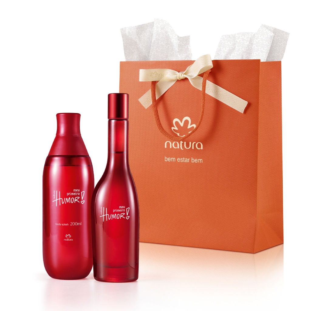 Perfume Colônia Natura Meu Primeiro Humor (2 produtos)Body Splash mais ...