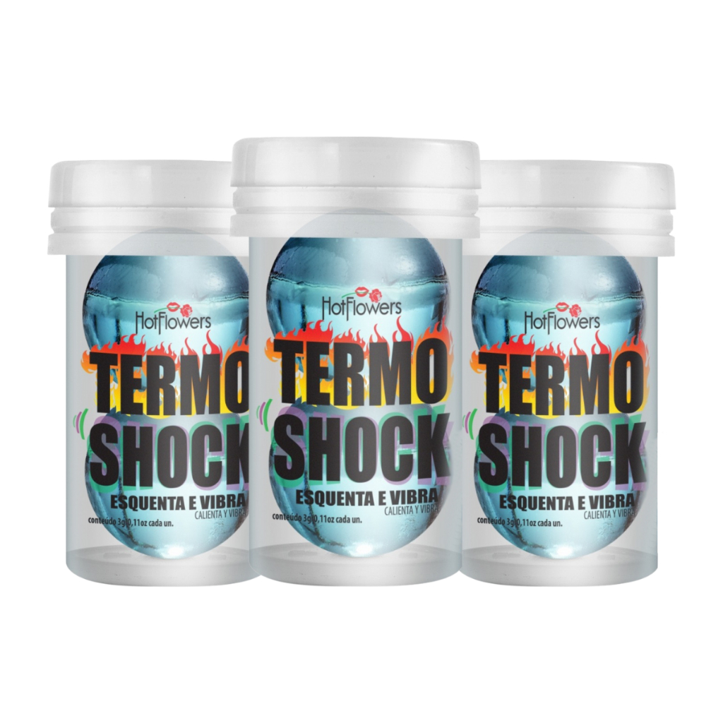 Kit 3 Hot Ball Termo Shock Esquenta e Vibra Bolinha Explosiva 06 ...