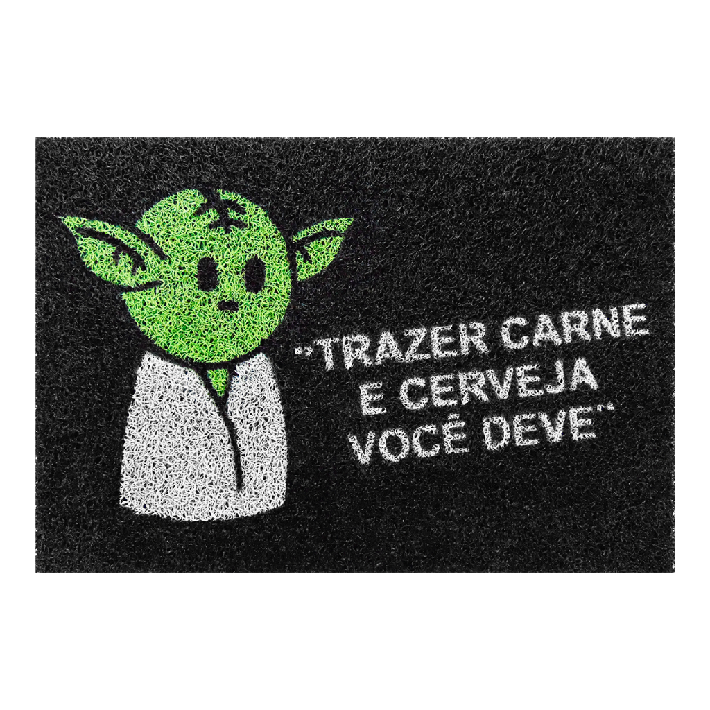 Tapete Capacho Divertido Trazer Carne e Cerveja Você Deve | Shopee Brasil