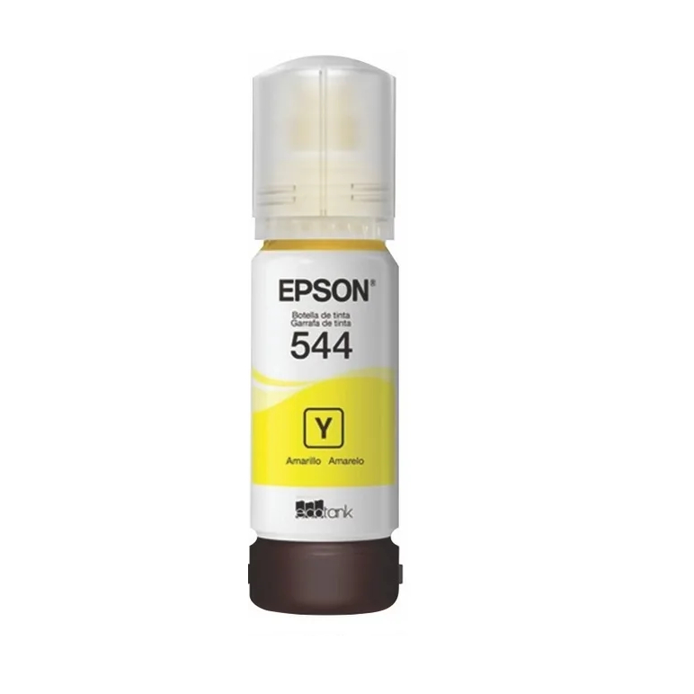 Garrafa De Tinta Epson 544 L3110/l3150/l3160 Amarelo | Shopee Brasil