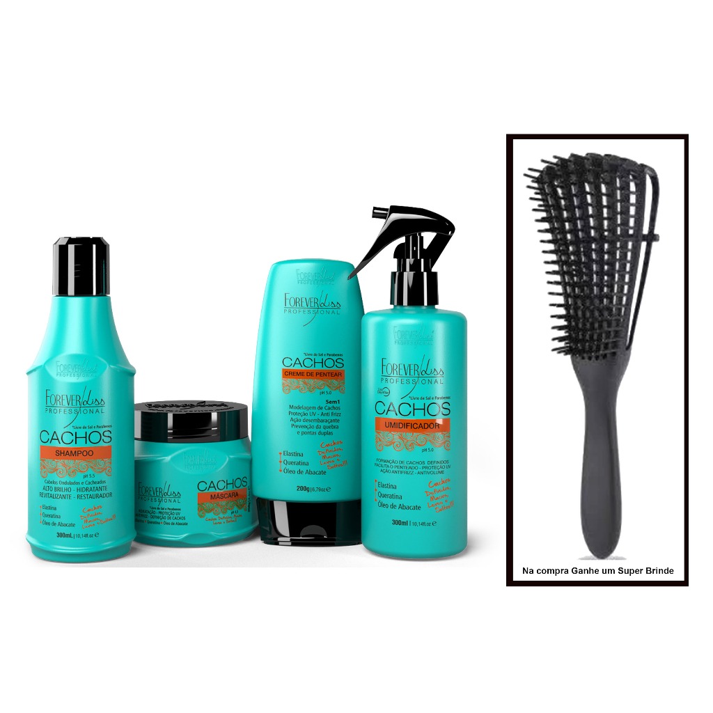 Kit Formador e Manutenção dos Cachos Forever Liss | Shopee Brasil