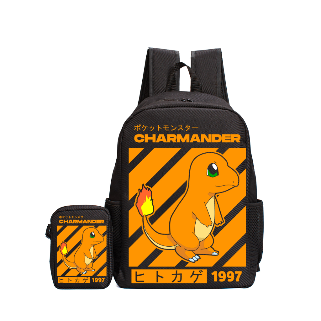 Kit Mochila + Bag Escolar Infantil 74 Charmander | Shopee Brasil