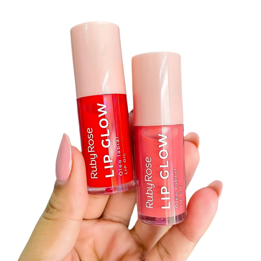 Ruby Rose Lip Oil Glow Linha Rosa Gloss Lip Balm Hidratante | Shopee Brasil